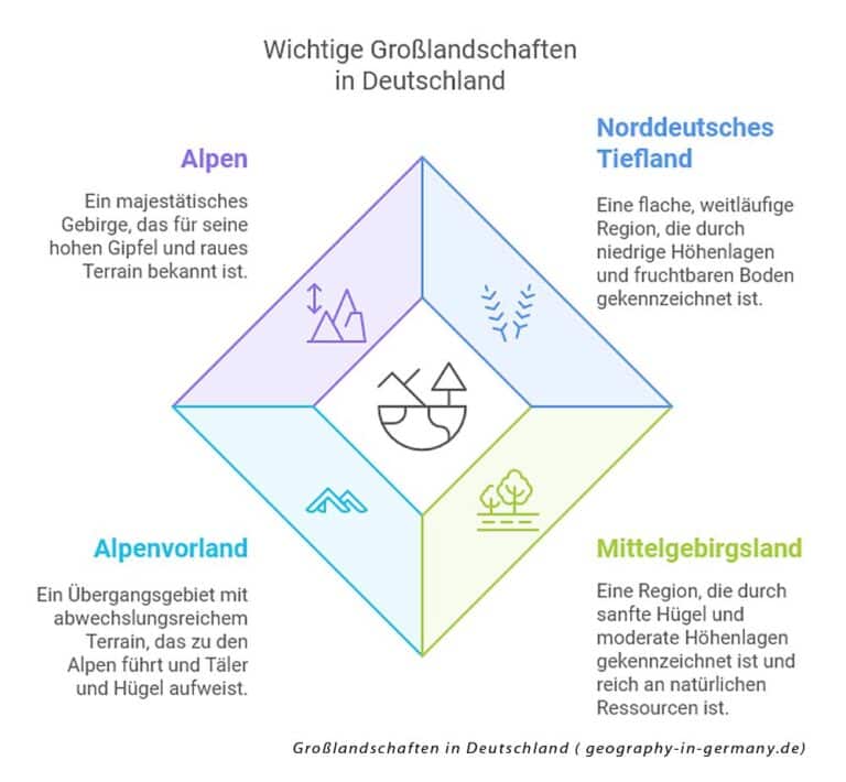 Landschaftsformen in Deutschland