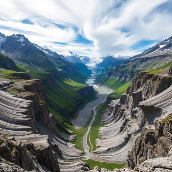Endogene und exogene Kräfte in der Geomorphologie